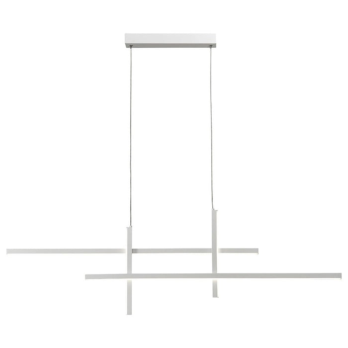 Loft White Slim LED Linear Pendant Light — Lighting.co.za
