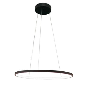 Ribbon Slim Gold | Black | White LED Ring Pendant Light 2 Sizes ...