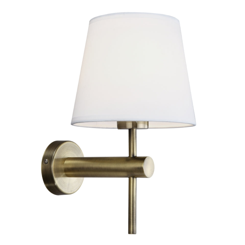 Mallorca Black | Gold | Chrome and Shade Wall Light — Lighting.co.za