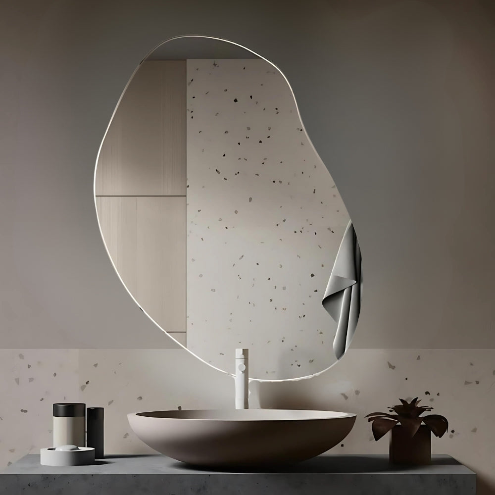 Trinity Plain Irregular Wall Mirror Only — Lighting.co.za