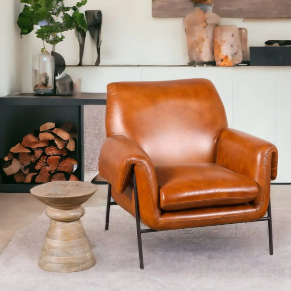 Xavier Occasional Leather Sofa — Lighting.co.za