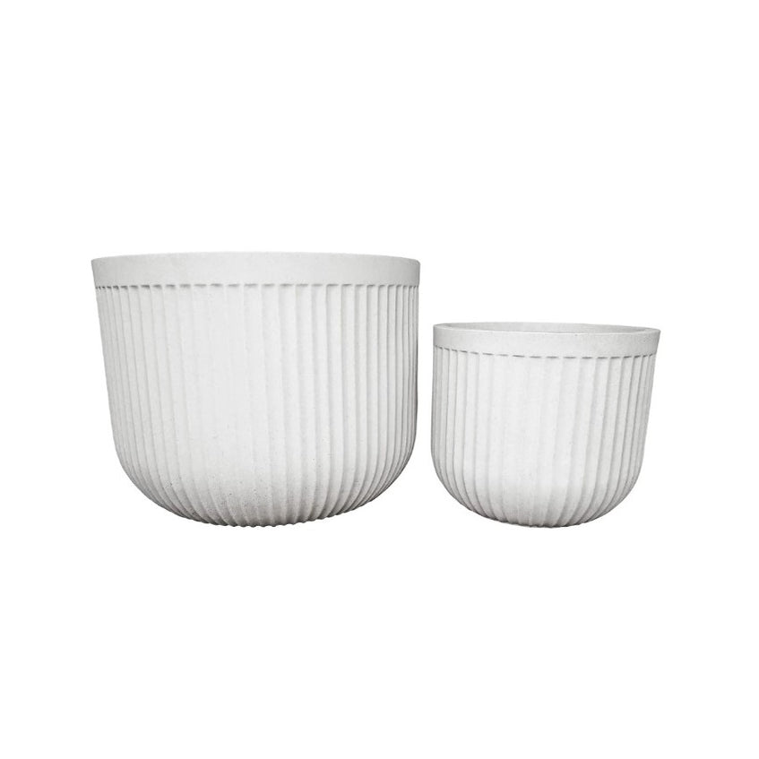 Flute Round Japi Planter 2 Sizes — Lighting.co.za
