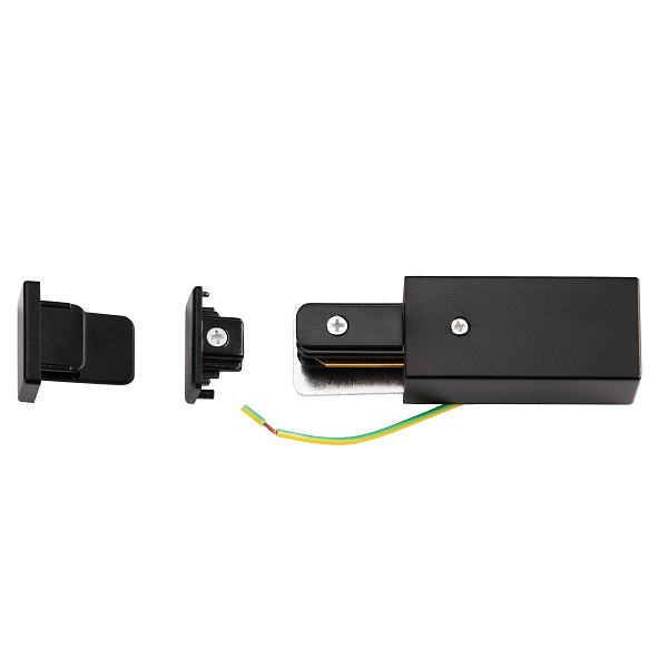 Pulse SLIM Track 3 Wire Power Feed With End Cap - Black Or White ...