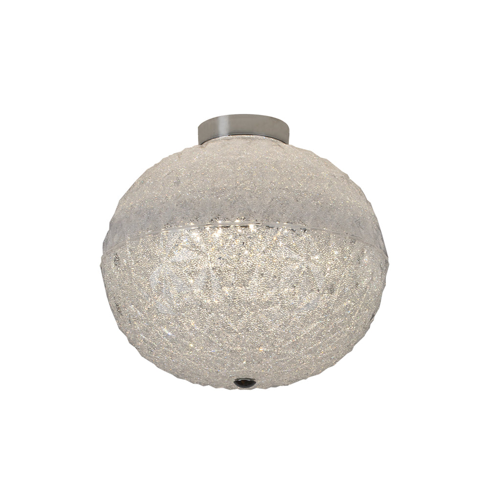 Haiku Textured Clear Acrylic and Chrome LED Ceiling Light — Lighting.co.za