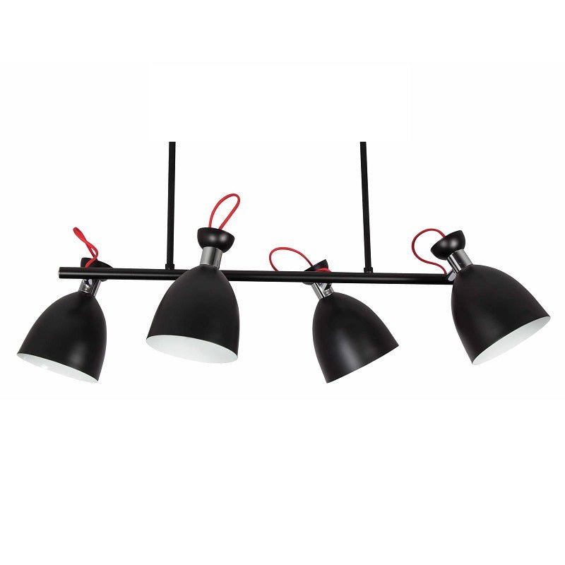 Sloan Black 4 Light Linear Pendant Light — Lighting.co.za