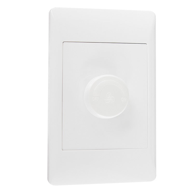 Look White Fan Speed Control Switch — Lighting.co.za