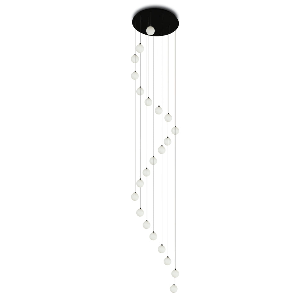 Moulin Rouge Black and White Multi Light Drop Pendant — Lighting.co.za