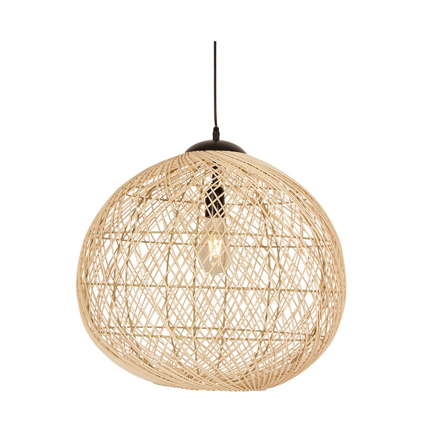 Souria Natural Woven Rattan Pendant Light — Lighting.co.za