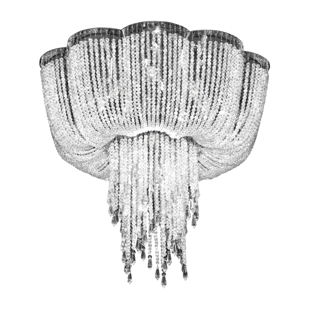 Cascade Clear K9 Crystal Ceiling Light — Lighting.co.za