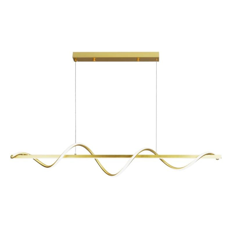 Whisper Black Or Gold LED Linear Pendant Light — Lighting.co.za