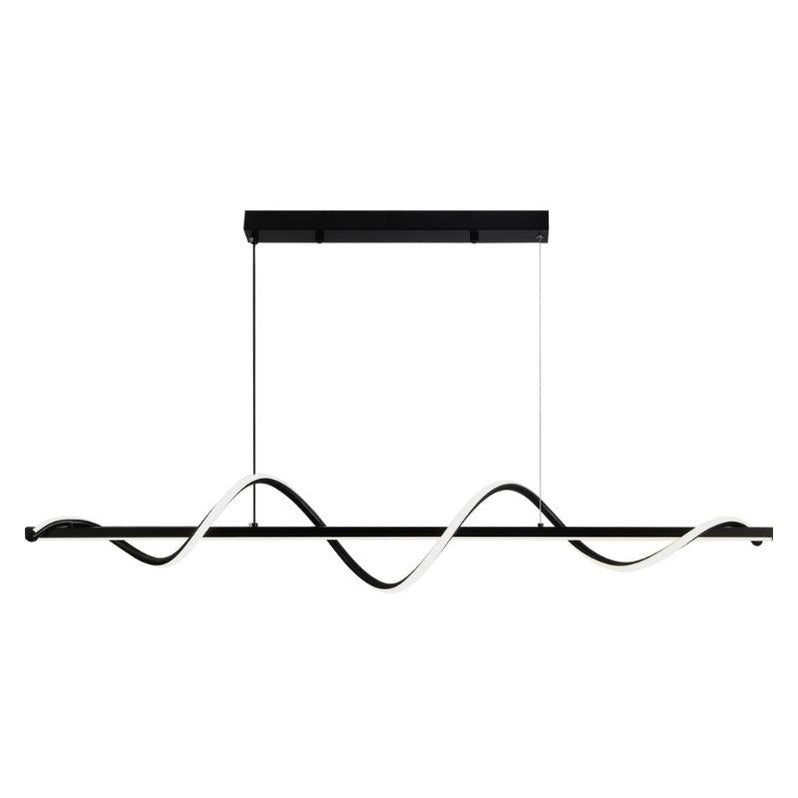 Whisper Black Or Gold LED Linear Pendant Light — Lighting.co.za