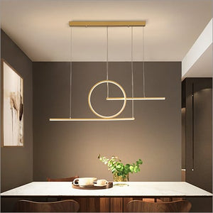 Pendulum Black Or Gold LED Linear Pendant Light — Lighting.co.za