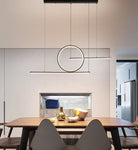 Pendulum Black Or Gold LED Linear Pendant Light — Lighting.co.za