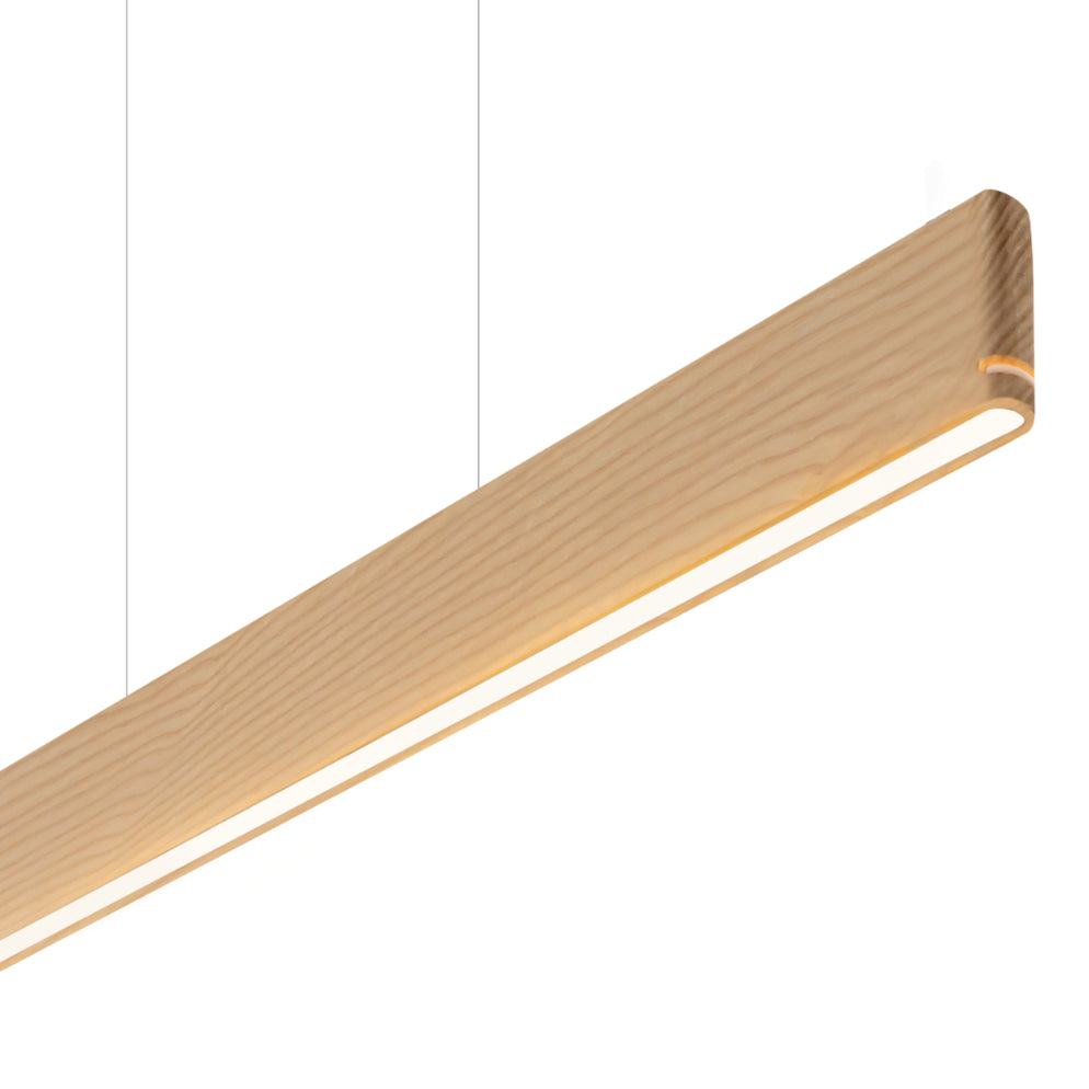 Avico Ash Wood Linear LED Slim Pendant Light — Lighting.co.za