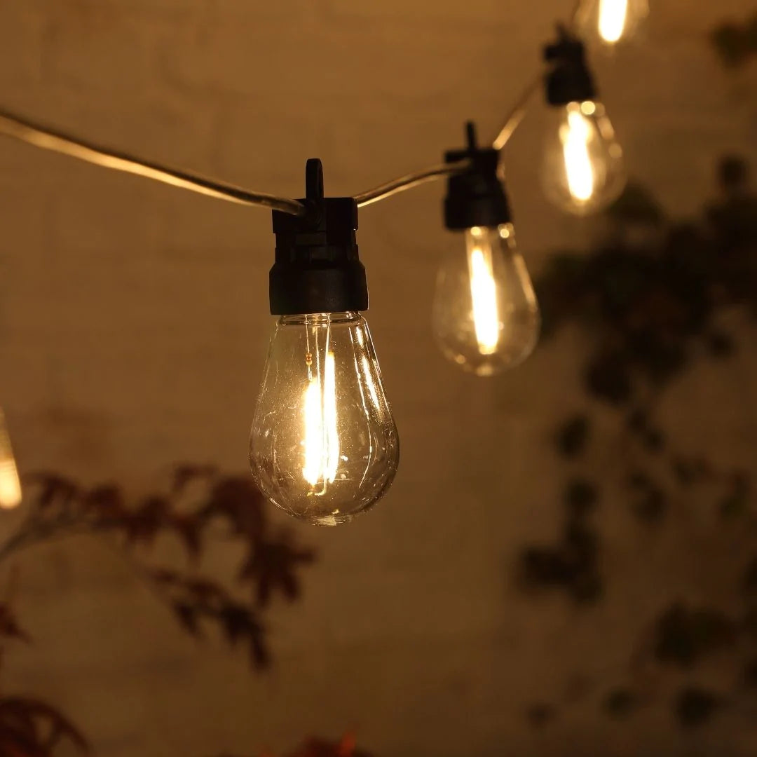 Indoor or Outdoor Party LED String Lights 10 Pack Clear — Lighting.co.za