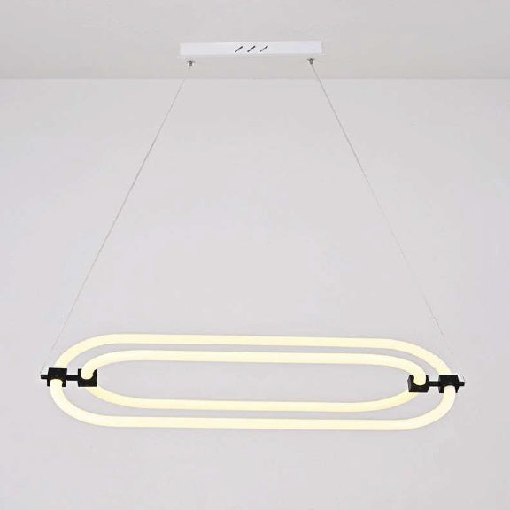 Zion Black and White Tube LED Pendant Light 2 Sizes — Lighting.co.za